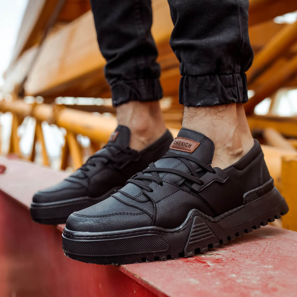 Erkek Sneaker - Siyah - 067 - 2